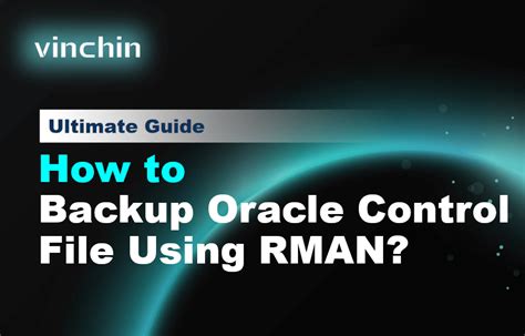 How To Backup Oracle Control File Using Rman？ Vinchin Backup