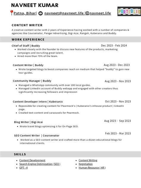 Navneet Kumar Resume Download Free Pdf Search Engine Optimization