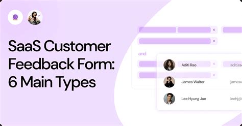 Saas Customer Feedback Form 6 Main Types Metaforms Ai Blog
