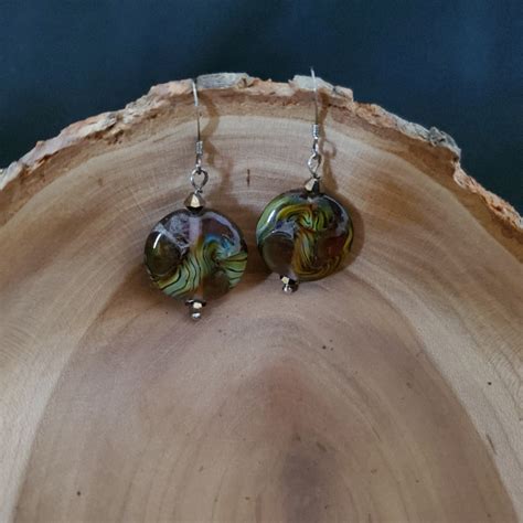 Purple With Silver And Raku Eventeny