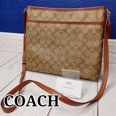 33％割引ブラウン系買い誠実 【新品】コーチ Coach ショルダーバッグ シグネチャー オレンジ ショルダーバッグ バッグブラウン系 Ota