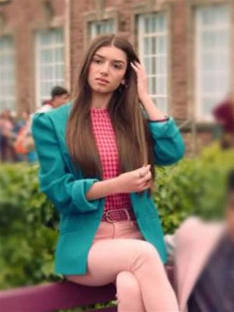 Buy Sex Education Mimi Keene Coat Green Blazer 10 Off