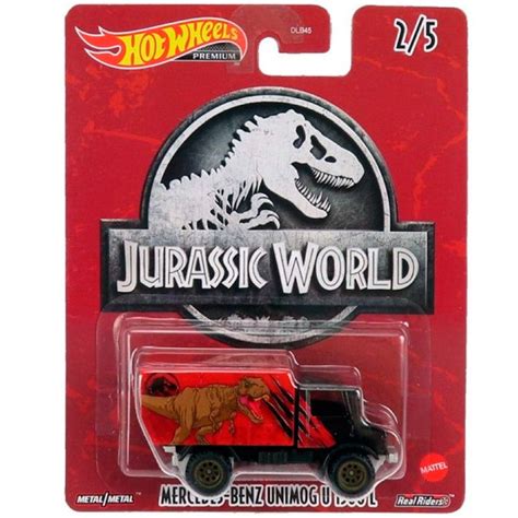 Hot Wheels Pop Culture Jurassic World Mercedes Benz Unimog T Rex