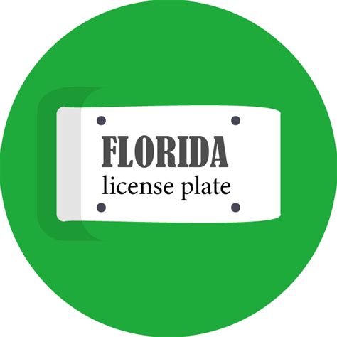 Registration Renewal Florida License Plate