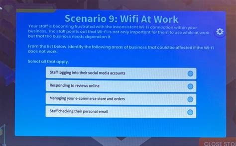 Solved Scenario Wifi At Work Our Staff Is Becoming Chegg Com