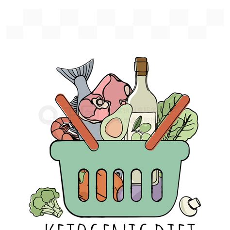 KETO STORE 健康食品低碳水化合物饮食矢量插图集模板免费下载 eps格式 2000像素 编号41398651 千图网