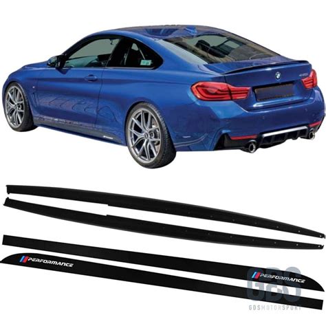 Lames De Bas De Caisse Avec Stikers M Performance Pour BMW F32 F33