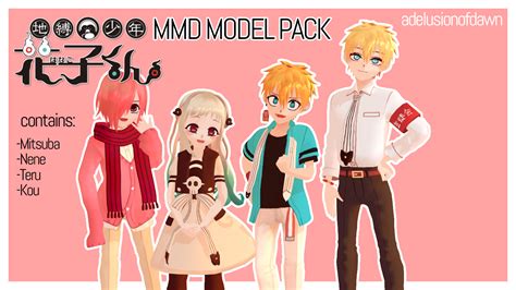 Mmd Dl Tbhk Model Pack By Adelusionofdawn On Deviantart