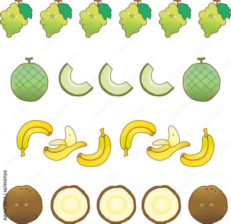 과일 채소 아이콘 Stock Illustration Adobe Stock