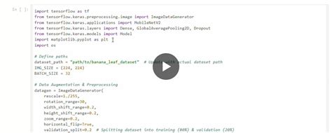 Aiinagriculture Deeplearning Mobilenetv2 Bananadiseasedetection Aswin Prakash V