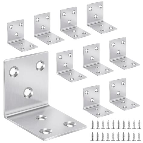 Buy Yeepeo 10 Pcs Angle Brackets 404040mm Stainless Steel Corner