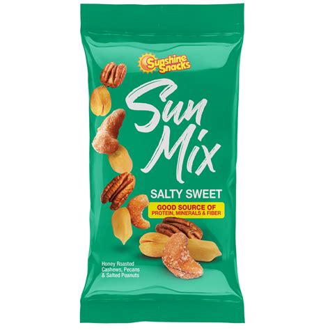 Sunshine Snacks Sun Mix Salty Sweet 53g 187oz Carib Import