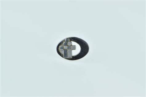 Gold Filled Cross Christian Faith Church Symbol Lapel Pinbrooch