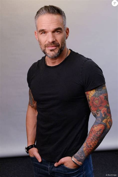 Philippe Bas Grey Hair Men Mens Tops Mens Tshirts