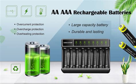 Amazon AA Battery Charger For AAA Batterie And AA Batteries 1 2V