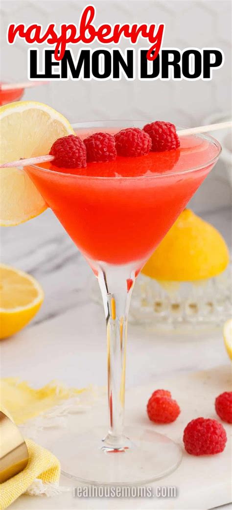 Raspberry Lemon Drop Martinis ⋆ Real Housemoms