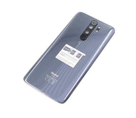 Tapa Trasera Batería para Xiaomi Redmi Note 8 Pro Gris Original