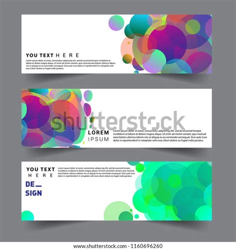 Vector Abstract Design Banner Web Template Stock Vector Royalty Free