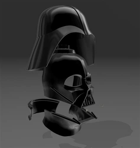 Stl File Darth Vader Helmet・3d Print Model To Download・cults