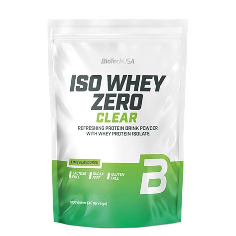 Biotech Usa Iso Whey Zero Clear Πρωτεΐνη Ορού Γάλακτος Χωρίς Γλουτένη