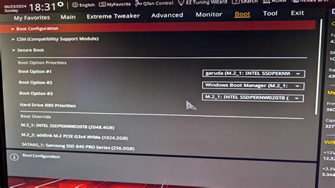 Garuda Boot Option Missing From Grub Issues And Assistance Garuda Linux Forum