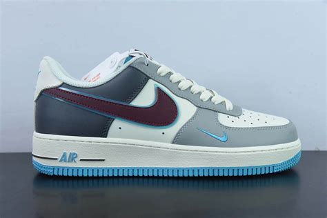 耐克nike Air Force 107 Low Rouge” 灰胭脂”空军一号低帮运动休闲板鞋纯原版本 货号：lj8822 666