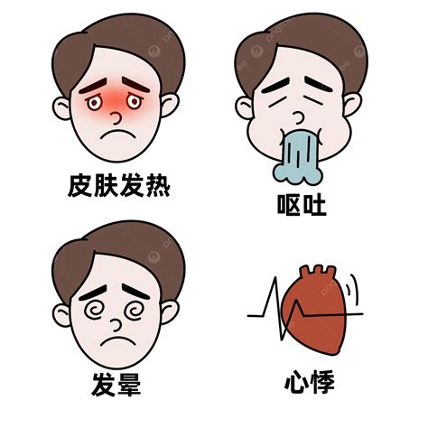 Heat Stroke Symptoms Dizziness Vomiting Fever Hot Summer High Temperature Warning High