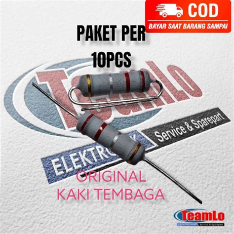 Jual R Resistor 0 22ohm 2watt Kaki Tembaga Shopee Indonesia