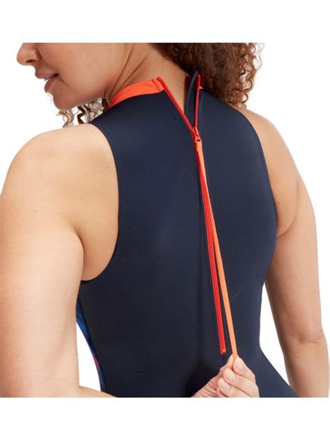 Speedo Hydrasuit One Piece Bluepinkorange