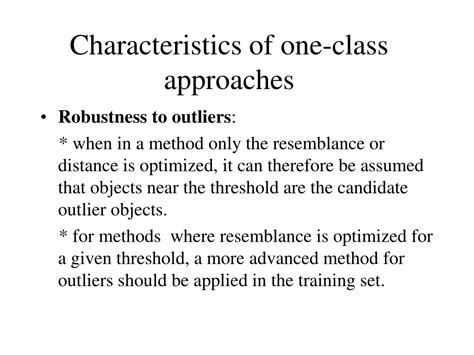 Ppt One Class Classification Techniques And Approaches For Model