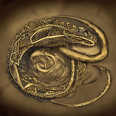 Ouroboros Graphic · Creative Fabrica
