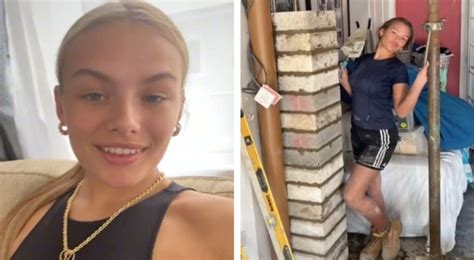 Ik Wil Metselaar Worden Dit Meisje Gaf Haar Modellencarri Re Op Om Op De Bouwplaats Te Werken