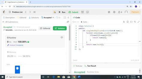 Leetcodechallenge Day3 Codingpractice Binarysearch Problemsolving Bhuvaneshwari M