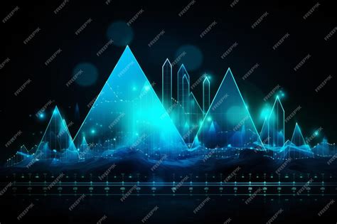 Premium Photo Futuristic Digital Transformation Arrow Chart Depicting
