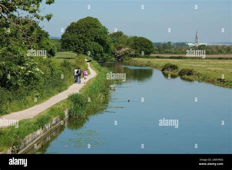 Chichester Ship Canal From Hunston Bridge Looking Towards Chichester