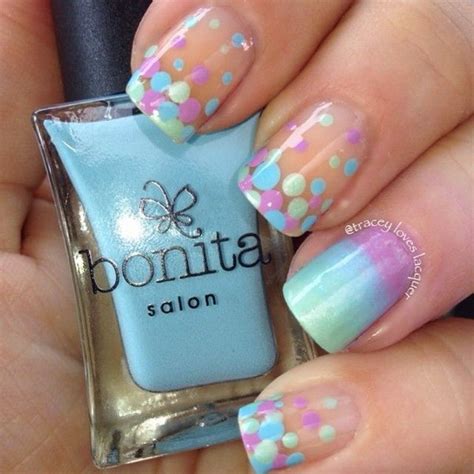 50 Stylish Polka Dots Nail Art Designs Styletic