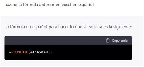 Cómo crear fórmulas de Excel con solo pedir lo que queremos