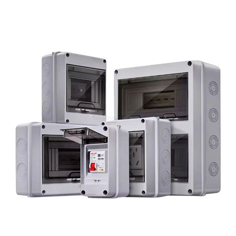 Ps Ha 04 4way Plastic Waterproof Distribution Box 2 Gang Outdoor