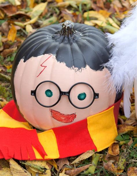 Harry Potter And Hedwig Pumpkins The Scrap Shoppe