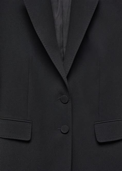 Straight Fit Suit Jacket Woman Mango The Philippines