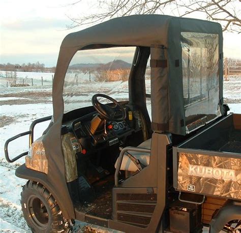 Kubota Rtv900 Utv Full Cab Enclosure With Hard Lexan Windshield