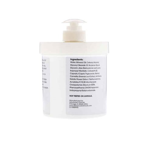 Advanced Clinicals Retinol Firming Cream 454g Beauty Mind Ll Beauty