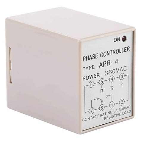 Relays Phase Failure Relay Phase Sequence Controller APR 4 Phase Sequence Relay With Flame