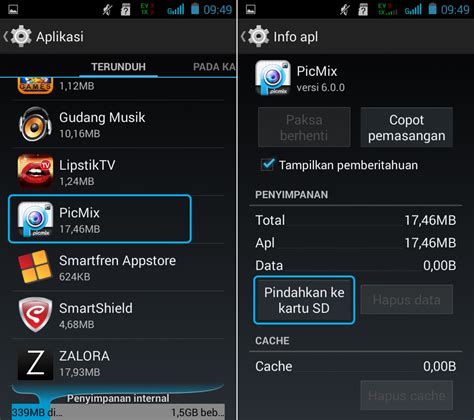 Cara Install Aplikasi Di SD Card Memori Card Android Dianisa Com
