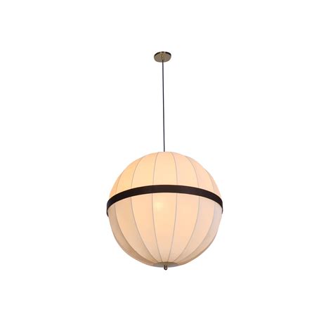 Colby Silk Globe Pendant Customizable Custom Globe Co