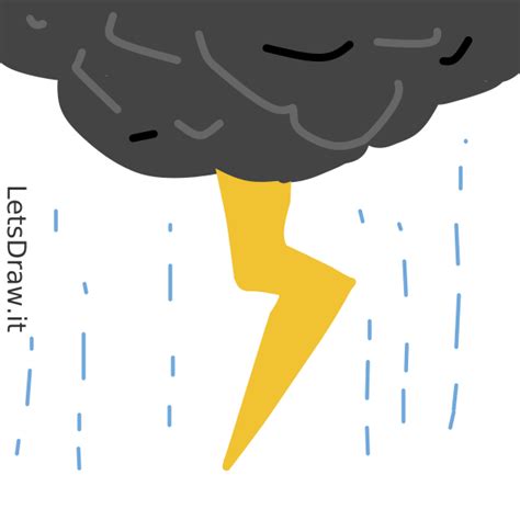How To Draw Thunder LetsDrawIt