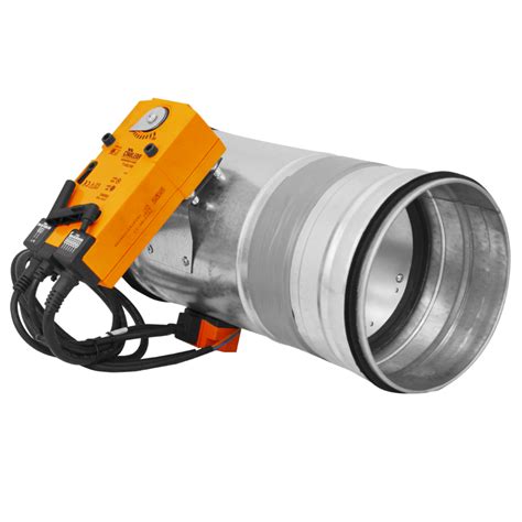 Round Fire Dampers Fda2 12 M With Access Door And Actuator Alnor