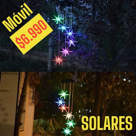 Campana De Viento Solar Led