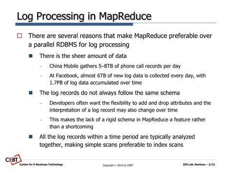 Ppt A Comparison Of Join Algorithms For Log Processing In Mapreduce Powerpoint Presentation
