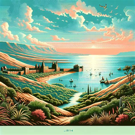 What Does Joshua 18 14 Mean Bible Art